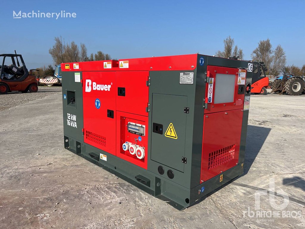 Prodaje se Bauer GENERATOREN GFS-12 ATS 12kW/15kVA (Unused) diesel generator na aukciji