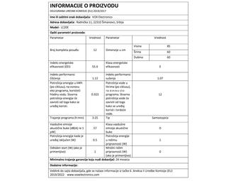 VOX MASINA ZA SUDOVE LC20E