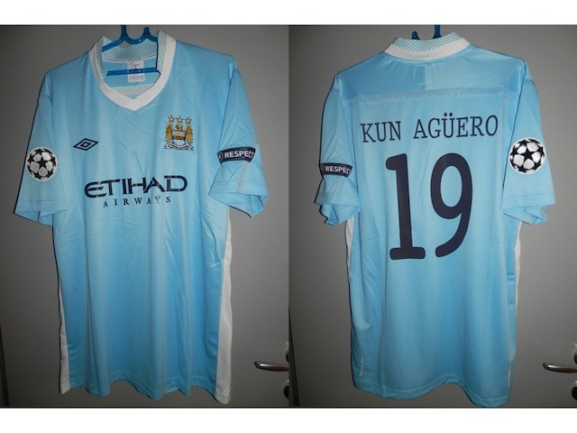 Manchester City dres 2011-12 Kun Aguero 19