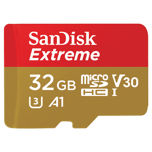 SANDISK Extreme microSDHC 32GB class 10 U3 + adapter - SDSQXAF-032G-GN6AA Memorijska kartica