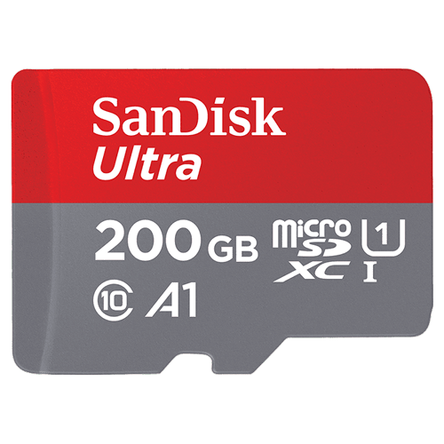 SANDISK Ultra microSDXC 200GB UHS-I U1 A1 + adapter - SDSQUAR-200G-GN6MA Memorijska kartica