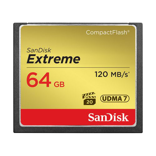 SANDISK Extreme CompactFlash 64GB 800x - SDCFXSB-064G-G46 Memorijska kartica