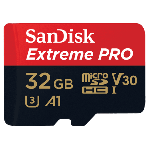 SANDISK Extreme Pro microSDHC 32GB UHS-I U3 + adapter - SDSQXCG-032G-GN6MA Memorijska kartica