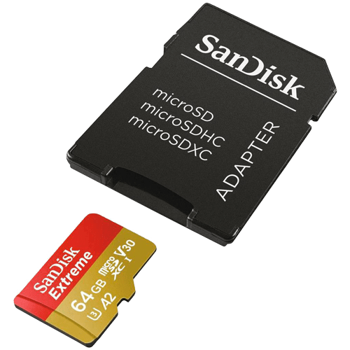 SANDISK Extreme A2 Micro SD 64GB Memorijska kartica