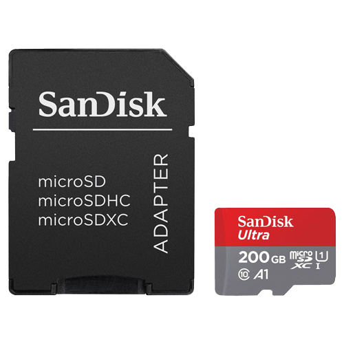 SANDISK micro SDXC Ultra 200GB + adapter SDSQUA4-200G-GN6MA Memorijska kartica