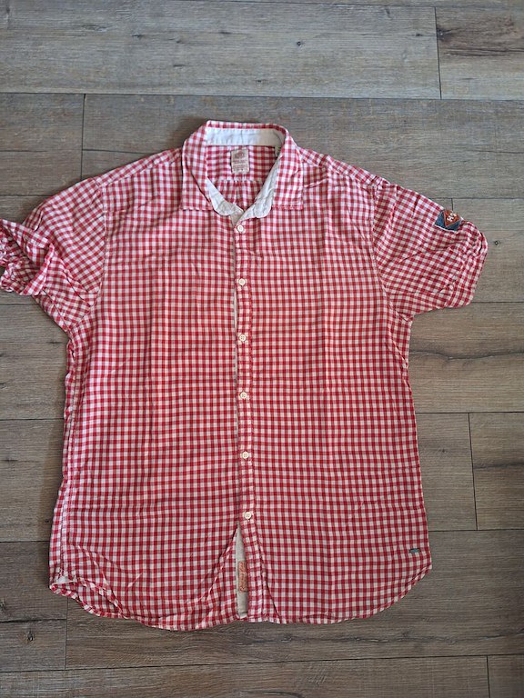 Košulja Na kratke rukave, 2XL (EU 56), Maison Scotch, bоја - Šareno, Pamuk