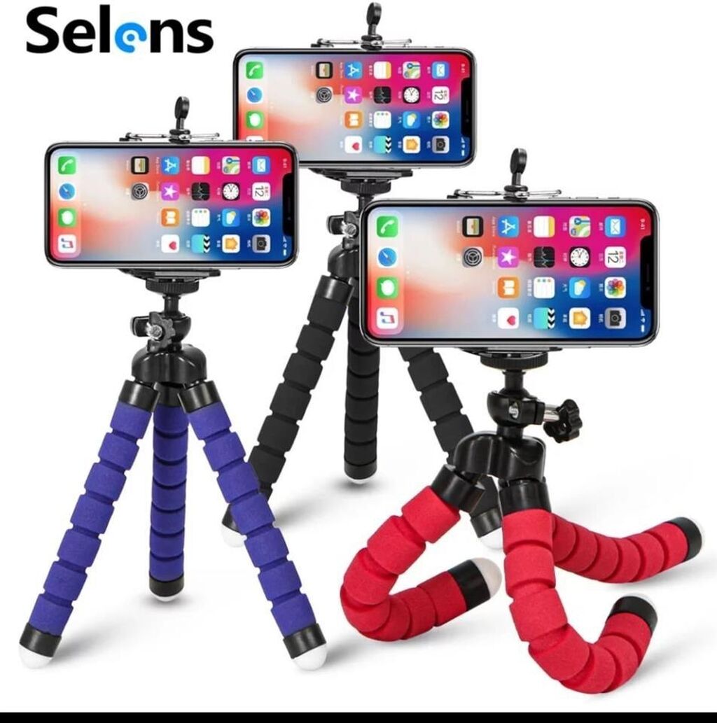 Mini Tripod za mobilni telefon + Držač + Bluetooth Okidac Fleksibilan