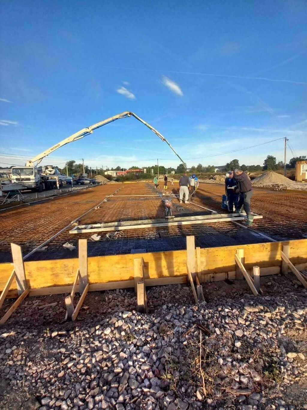 Izrada fero-betona-gletovanje Gletovanje industrijskih objekata