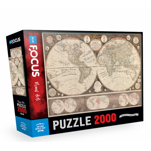 Puzzle 2000 pcs antique world map