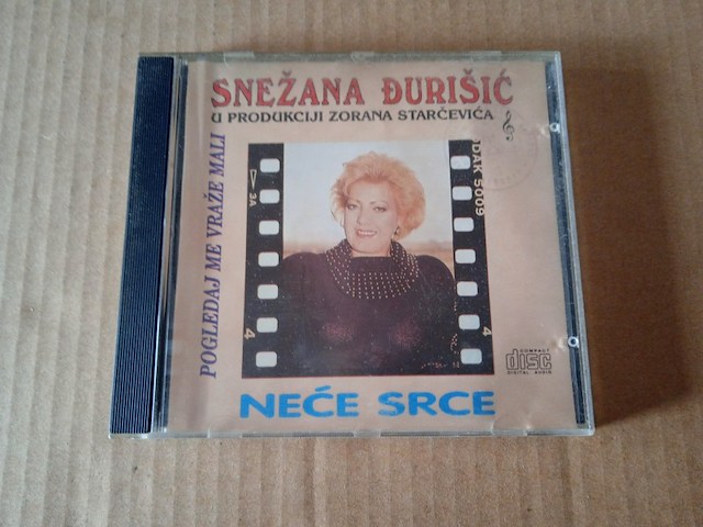 Snežana Đurišić – Neće Srce, CD