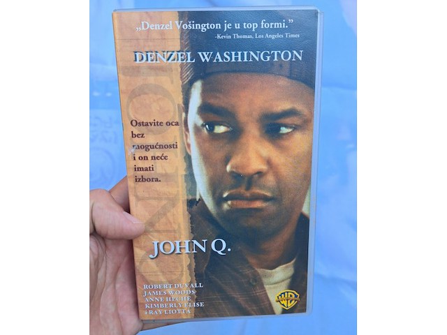 John Q Denzel Washington VHS Tuck Yu