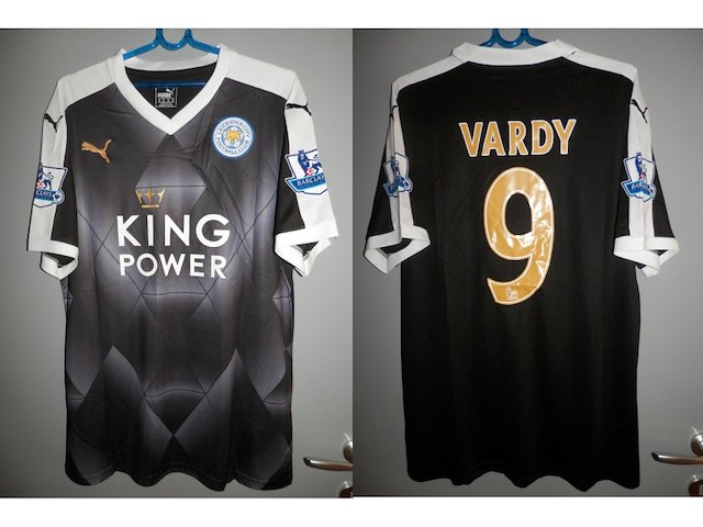 Leicester City dres 2015-16 Vardy 9 (Gostujući)