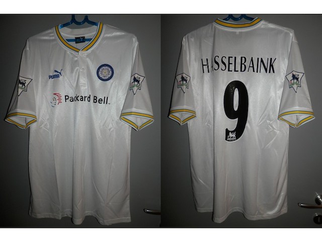 Leeds United dres 1997-98 Jimmy Floyd Hasselbaink 9