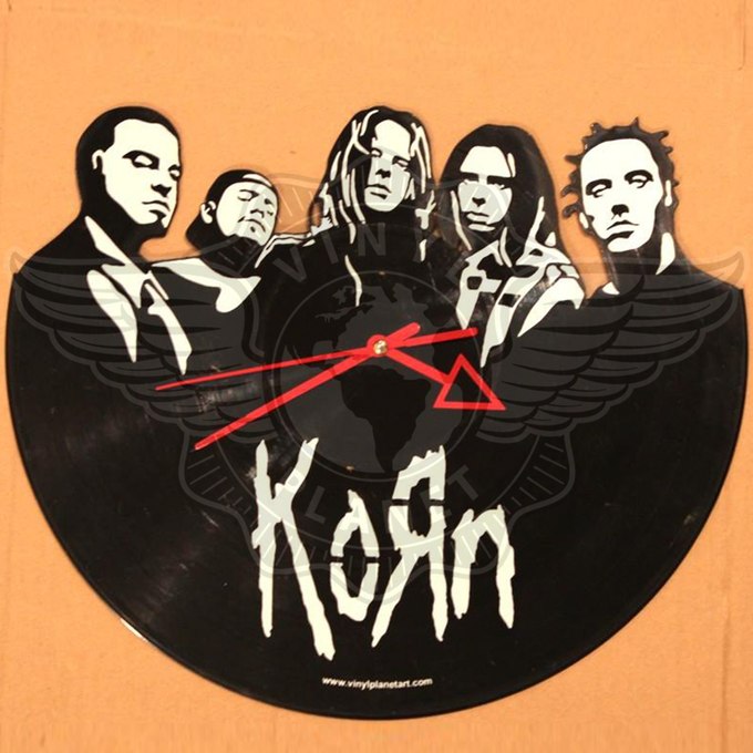 KORN Vinyl Record Wall Clock Art