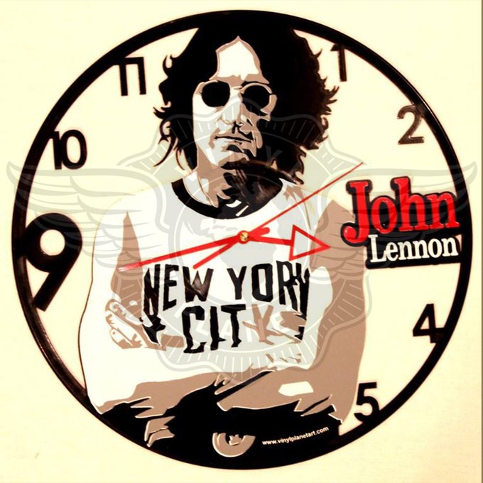 JOHN LENNON Vinyl Record Wall Clock Art