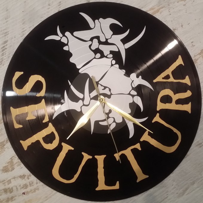 SEPULTURA Vinyl Record Wall Clock Art