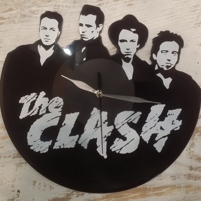 THE CLASH Vinyl Record Wall Clock Art