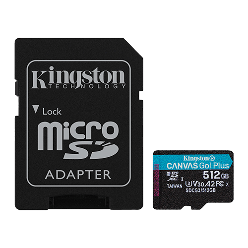 KINGSTON 512GB MicroSD Canvas Go! Plus - SDCG3/512GB Memorijska kartica