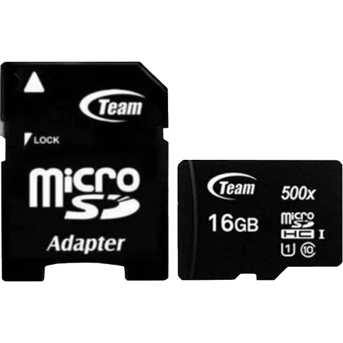 TEAMGROUP MicroSD 16GB + Adapter - TUSDH16GCL10U03 Memorijska kartica