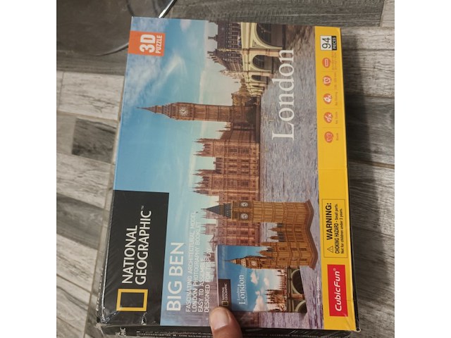 3d puzzle Big Ben National geographic