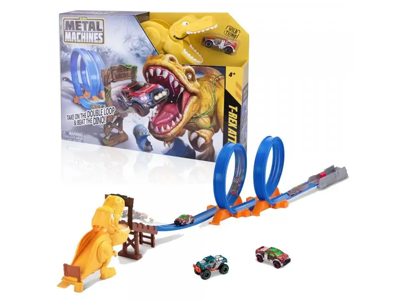 ZURU METAL MACHINES AUTO STAZA DINO T-REX