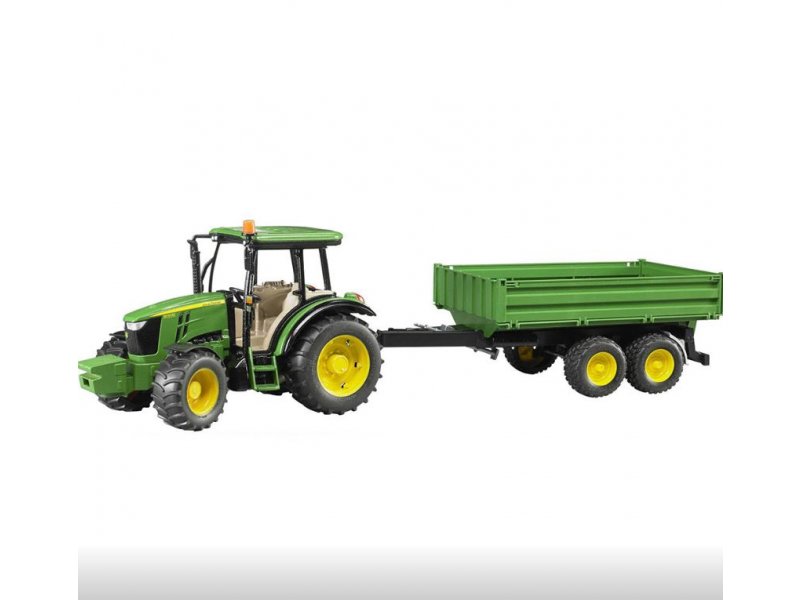 BRUDER JOHN DEERE TRAKTOR SA PRIKOLICOM ZELENI