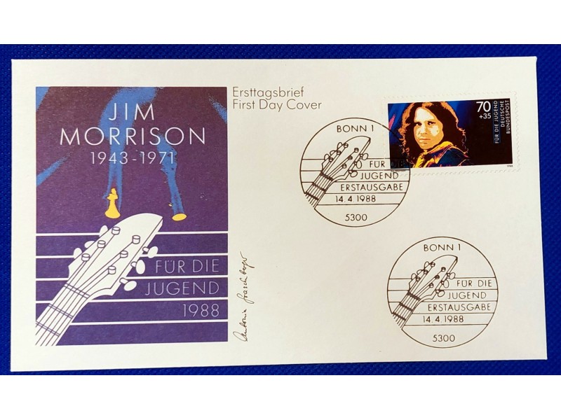 Nemačka BRD FDC 1988. Jim Morrison