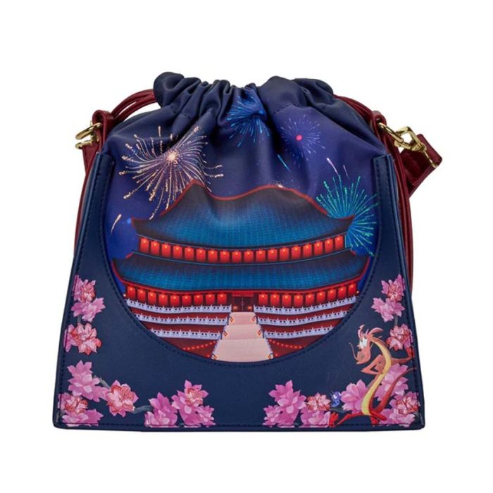 Ranac Disney Mulan Castle Cinch Sack Cross Body Bag