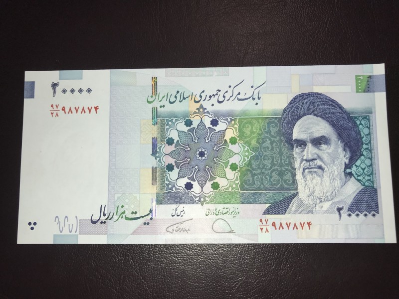 IRAN 20 000 RIALSA. UNC.