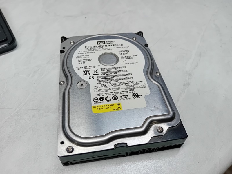 hard disk sataII 80 gb WD ispravan