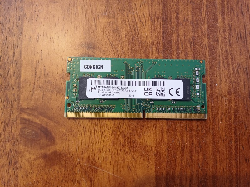 Ram memorija DDR4 Micron 8GB , 3200Mhz , BR2