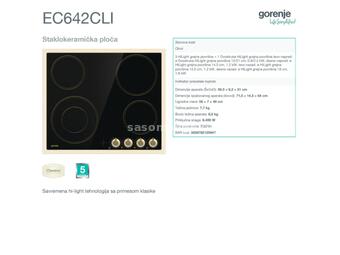 GORENJE UGRADNA PLOCA EC642CLI