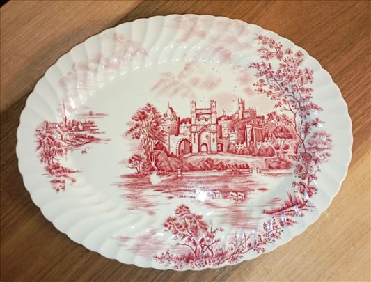 Engleski porcelan, 35 x 27 cm, REZERVISANO!