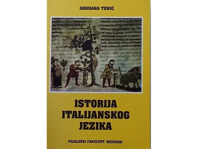 Gordana Terić: ISTORIJA ITALIJANSKOG JEZIKA