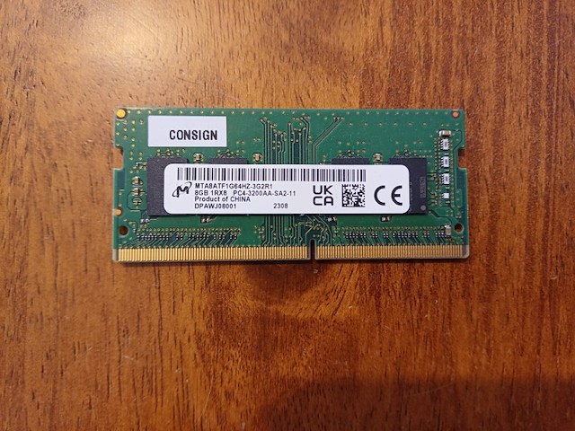 Ram memorija DDR4 Micron 8GB , 3200Mhz