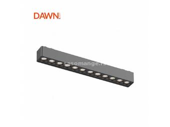 DAWN Magnetic slim svetiljka led26 - 12T 12W 3000K 24 48V DC CRNA