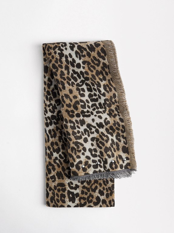 Leopard Print Scarf