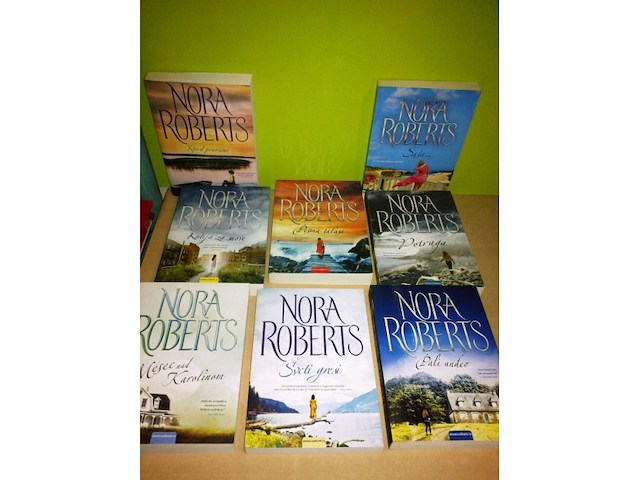 Nora Roberts Komplet 8.knjiga  ,novo