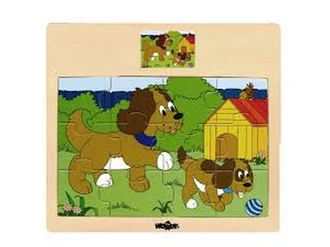 Woody Puzzle 6 motiva, pakovanje od 12 komada 93010