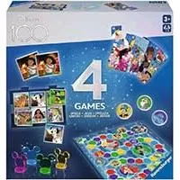 Društvene igre Komplet od 4 Disney 100th Anniversary Ravensburger 22341