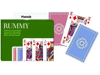 Piatnik Karte dupli špil Rummy