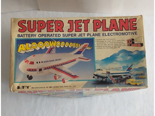 avion Botoy SUPER JET PLANE - JUMBO JET 747