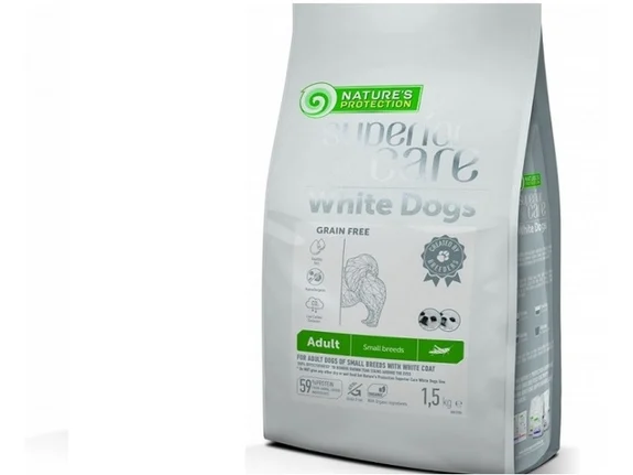 Nature's Protection Superior Care White Dog Hrana za pse Small&Mini Adult Insect 1.5kg