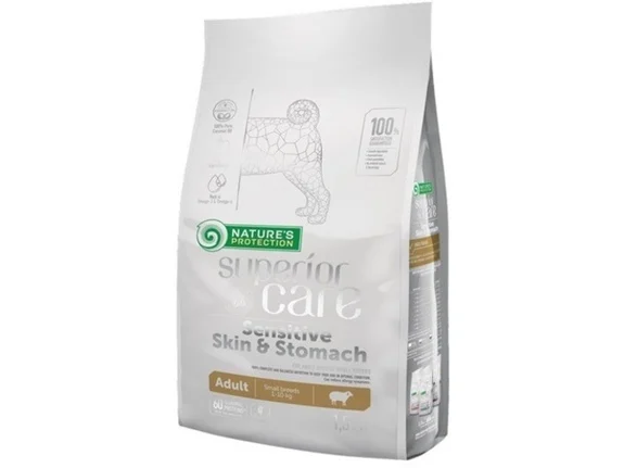 Nature's Protection Superior Care Hrana za pse Sensitive Skin&Stomach Mini Jagnjetina 1.5kg