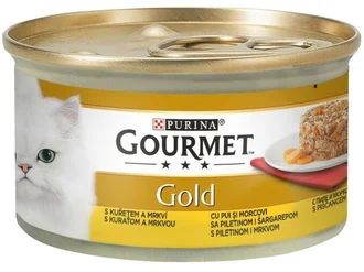 Gourmet Hrana za mačke Gold Piletina i šargarepa 85g