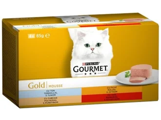 Gourmet Hrana za mačke Gold pašteta 4x85g