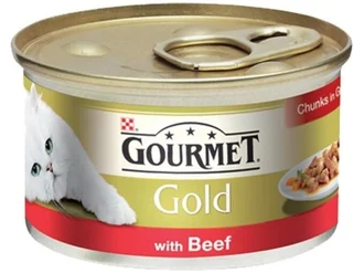 Gourmet Hrana za mačke Gold govedina 85g