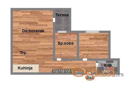 ***dvosoban telep 58m2***