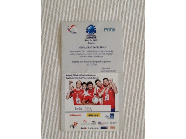 World league Final Six 2009