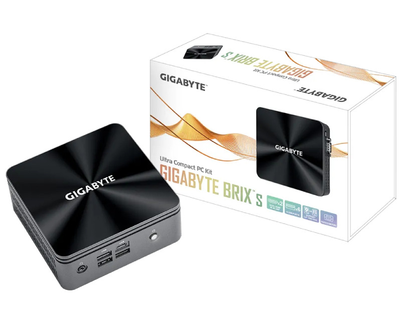 GIGABYTE - GB-BRI5H-10210(E) BRIX Mini PC Intel i5-10210U 1.6 GHz(4.20 GHz)